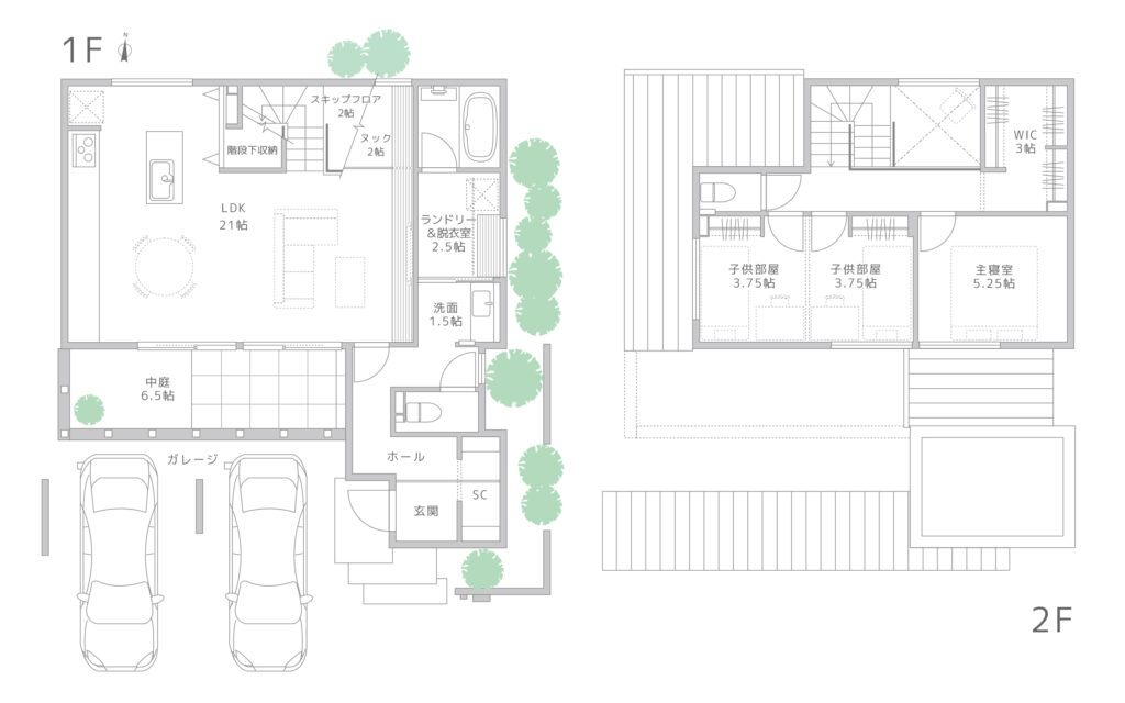 景色を重ねる家 | モデルハウス | 浜松市の工務店ARRCH(アーチ)