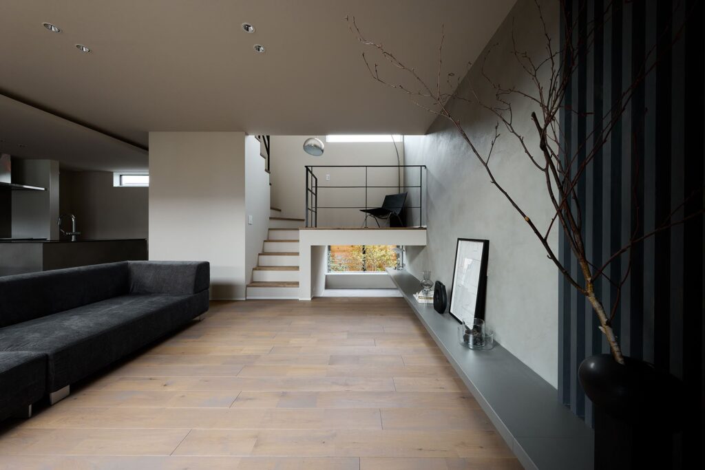 50坪の驚き。ガレージ・中庭を叶えた洗練の邸宅 | 建築事例 | 浜松市の工務店ARRCH(アーチ)