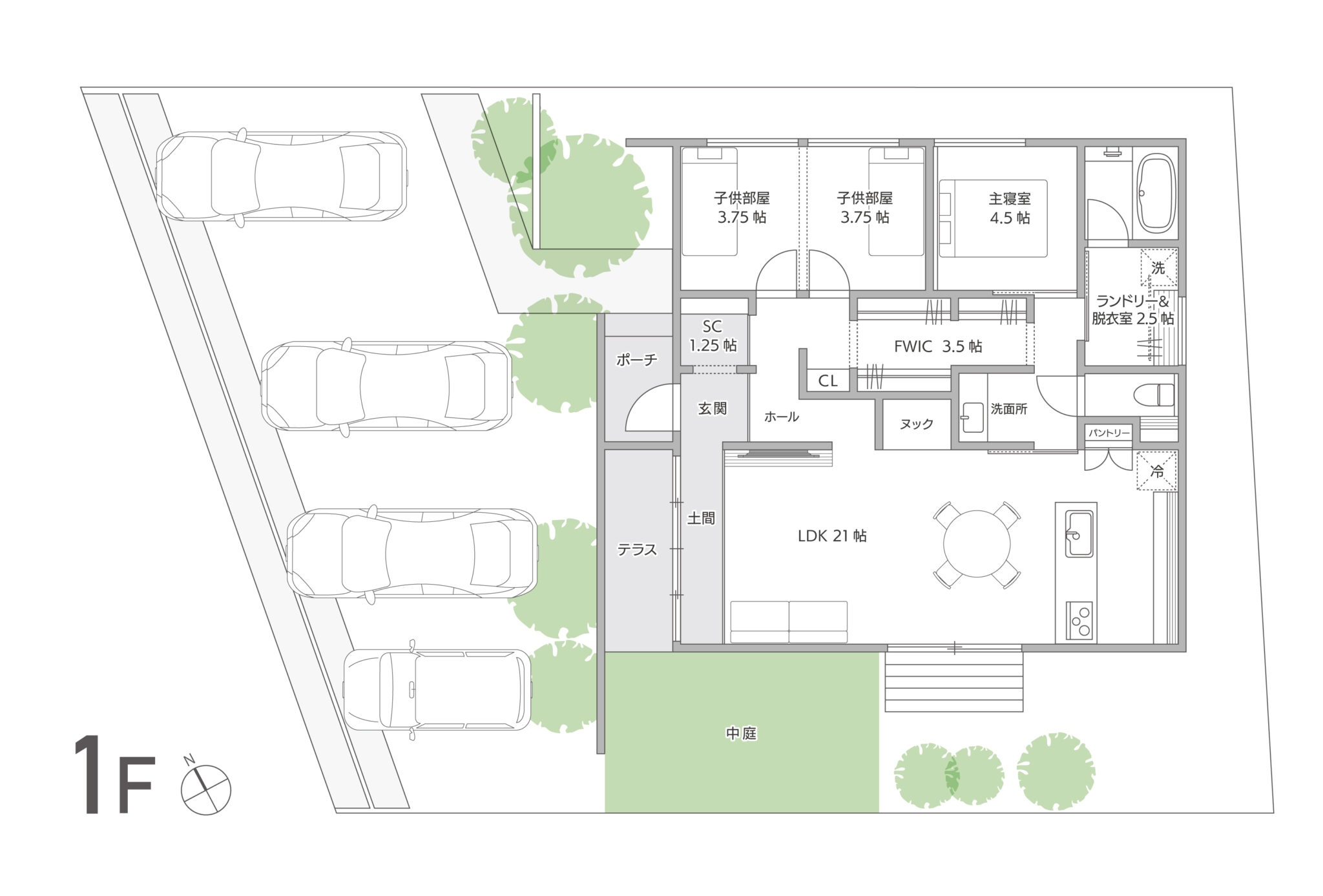 土間がつなぐ、内と外のゆるやかな時間 | 建築事例 | 浜松市の工務店ARRCH(アーチ)